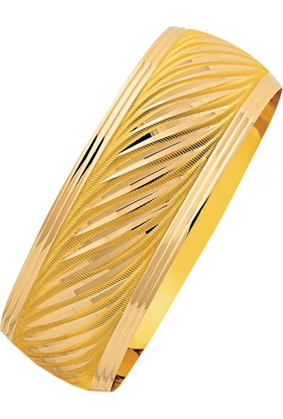 Altınbeyi Geniş Bilezik 14 Ayar Altın Kalemli Model 25 Gram Altınbeyi Geniş Bilezik 14 Ayar Altın Kalemli Model 25 Gram