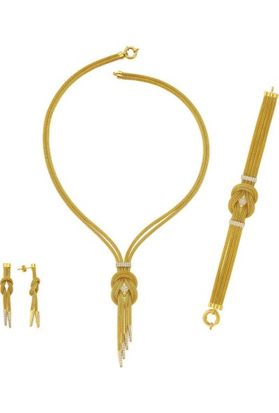Altınbeyi Düğün Seti Örgü Model Taşlı 50.00 Gram Altınbeyi Düğün Seti Örgü Model Taşlı 50.00 Gram