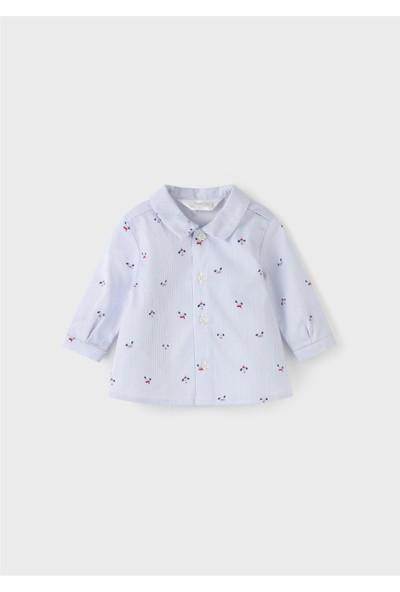 Mayoral Yenidoğan Erkek Bebek Uzun Kol Gömlek