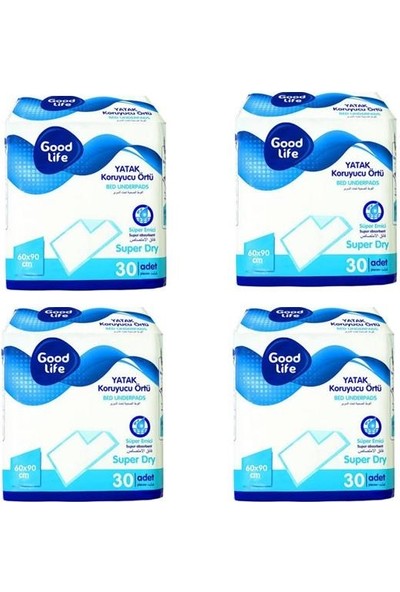 Good Life Goodlife Kedi Köpek Çiş Pedi-Serme Bezi-Koruyucu Örtü 60*90 120 Adet Good Life Goodlife Kedi Köpek Çiş Pedi-Serme Bezi-Koruyucu Örtü 60*90 120 Adet