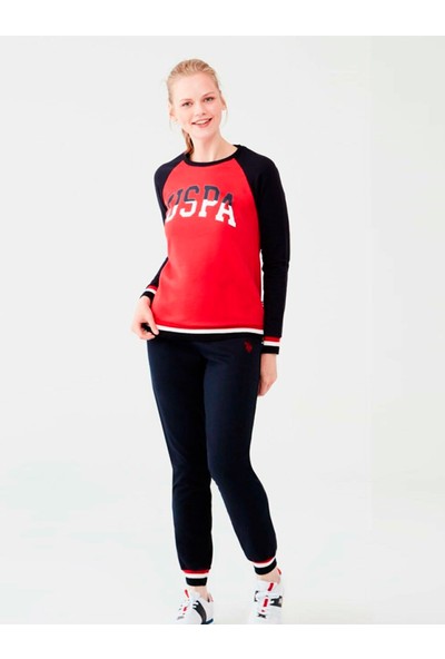 U.S. Polo Assn. U.s. Polo Assn Kadın Kırmızı Eşofman Takım 16615