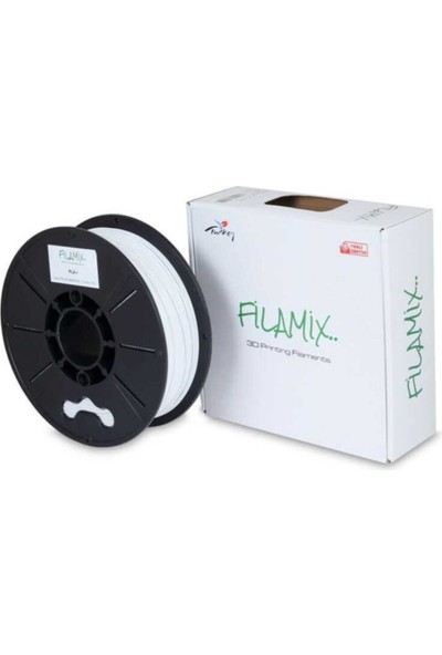 Filamix Pla+ Plus Filament Beyaz Filamix Pla+ Plus Filament Beyaz