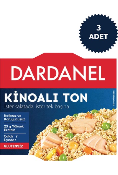 Dardanel Kinoalı Ton Balığı 185G 3'li