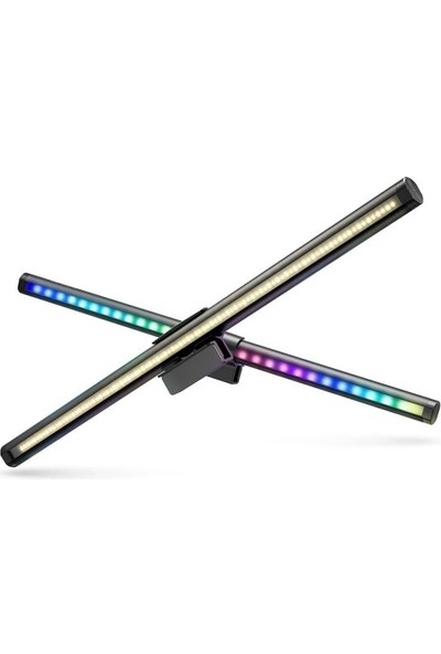 Blitzwolf Bw-Cml2 Ayarlanabilir Sıcaklık Göz Koruması Parlama Önleyici RGB Oyun Monitörü Işık Çubuğu Blitzwolf Bw-Cml2 Ayarlanabilir Sıcaklık Göz Koruması Parlama Önleyici RGB Oyun Monitörü Işık Çubuğu