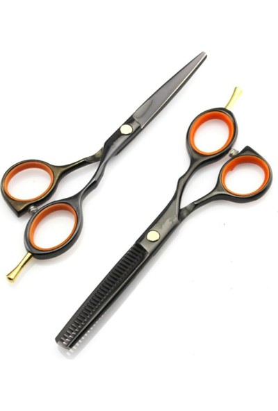 Smith Chu 2 Parça 5.5 Inç 16.4 cm Deri Çantalı Profesyonel Kuaför Berber Siyah Saç Makas Seti Düz ve Ara Makas Smith Chu 2 Parça 5.5 Inç 16.4 cm Deri Çantalı Profesyonel Kuaför Berber Siyah Saç Makas Seti Düz ve Ara Makas