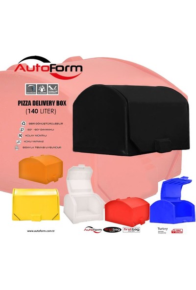 Autoform Motosiklet Servis Çantası Nano Siyah 140 Litre