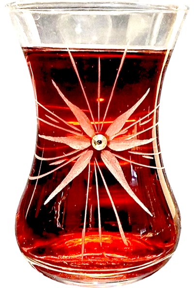 Decocıa S03 135 ml 12Lİ Çay Bardağı Mira Taşlı Desenli Decocıa S03 135 ml 12Lİ Çay Bardağı Mira Taşlı Desenli