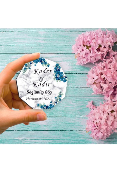 Eminönü Pazar 50 Adet Ahşap Magnet Nikah - Söz - Nişan Şekeri Eminönü Pazar 50 Adet Ahşap Magnet Nikah - Söz - Nişan Şekeri