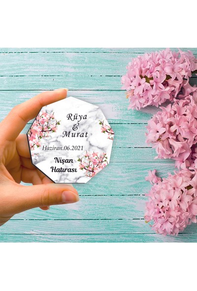 Eminönü Pazar 50 Adet Ahşap Magnet Nikah - Söz - Nişan Şekeri Eminönü Pazar 50 Adet Ahşap Magnet Nikah - Söz - Nişan Şekeri