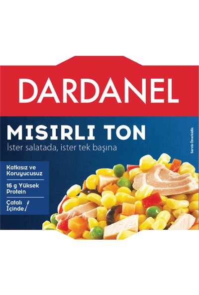 Dardanel Mısırlı Ton Balığı 185G