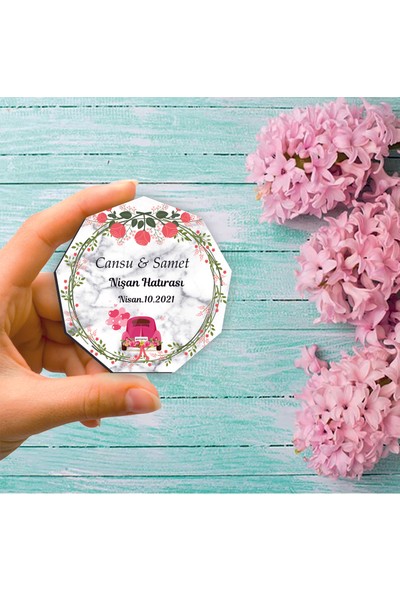 Eminönü Pazar 50 Adet Ahşap Magnet Nikah - Söz - Nişan Şekeri Eminönü Pazar 50 Adet Ahşap Magnet Nikah - Söz - Nişan Şekeri