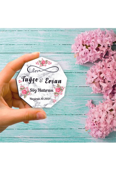 Eminönü Pazar 50 Adet Ahşap Magnet Nikah - Söz - Nişan Şekeri Eminönü Pazar 50 Adet Ahşap Magnet Nikah - Söz - Nişan Şekeri