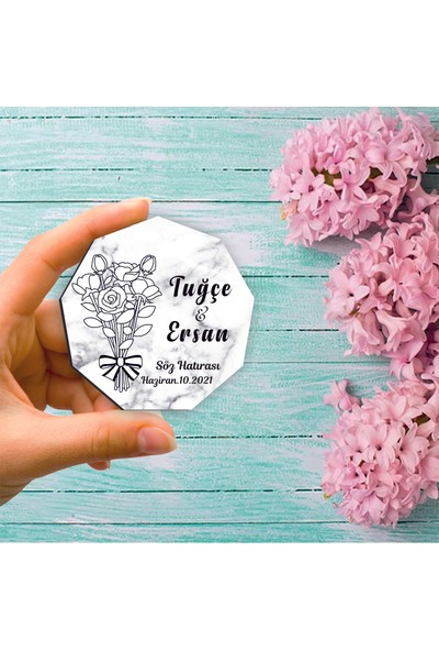 Eminönü Pazar 50 Adet Ahşap Magnet Nikah - Söz - Nişan Şekeri Eminönü Pazar 50 Adet Ahşap Magnet Nikah - Söz - Nişan Şekeri