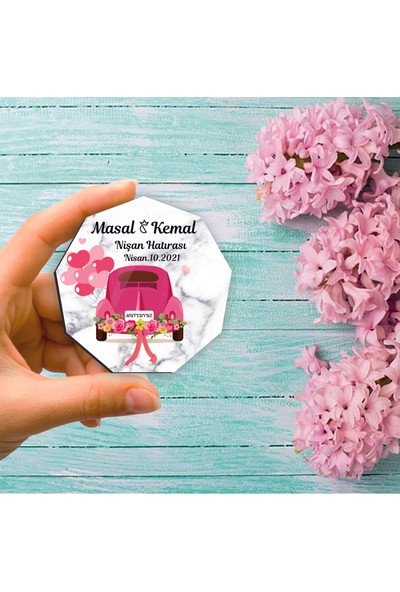 Eminönü Pazar 50 Adet Ahşap Magnet Nikah - Söz - Nişan Şekeri Eminönü Pazar 50 Adet Ahşap Magnet Nikah - Söz - Nişan Şekeri