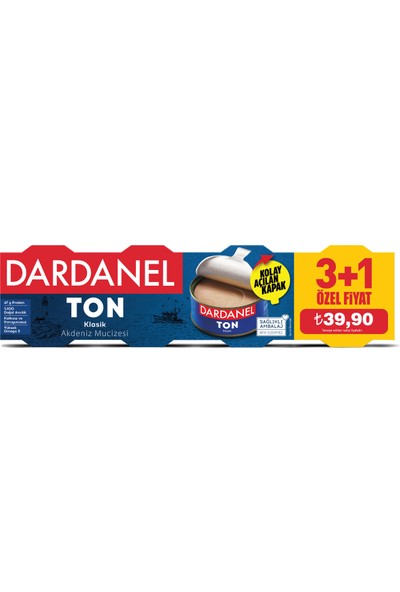 Dardanel Ayçiçekyağlı Ton Balığı 4 X75 Gr(3+1)