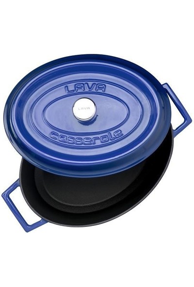 Lava Oval Tencere Trendy Mavi 33 cm Lava - OTC33K2B Lava Oval Tencere Trendy Mavi 33 cm Lava - OTC33K2B