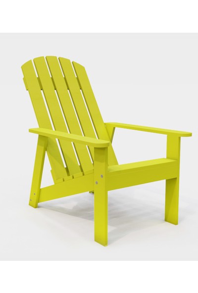 Eko Park Ekopark Modern Ahşap Oval Adirondack Balkon, Bahçe Koltuğu Eko Park Ekopark Modern Ahşap Oval Adirondack Balkon, Bahçe Koltuğu