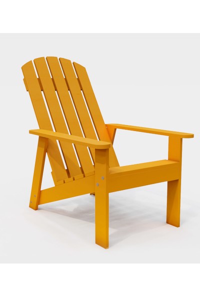 Eko Park Ekopark Modern Ahşap Oval Adirondack Balkon, Bahçe Koltuğu Eko Park Ekopark Modern Ahşap Oval Adirondack Balkon, Bahçe Koltuğu