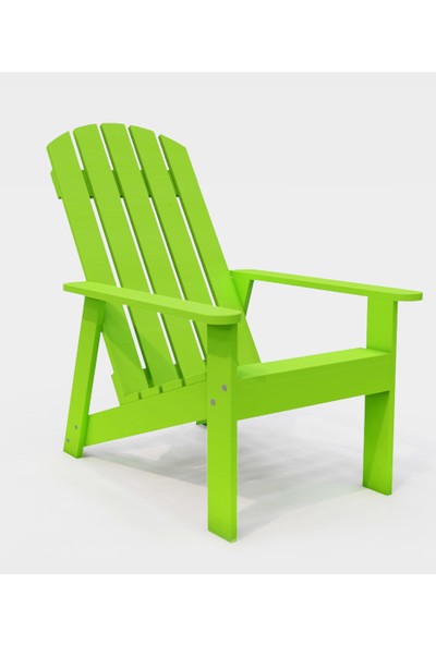 Eko Park Ekopark Modern Ahşap Oval Adirondack Balkon, Bahçe Koltuğu Eko Park Ekopark Modern Ahşap Oval Adirondack Balkon, Bahçe Koltuğu