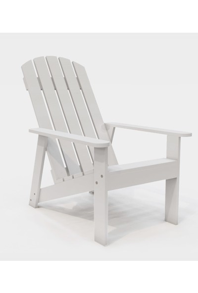 Eko Park Ekopark Modern Ahşap Oval Adirondack Balkon, Bahçe Koltuğu Eko Park Ekopark Modern Ahşap Oval Adirondack Balkon, Bahçe Koltuğu