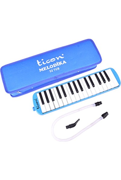 Ticon 32 Tuşlu Melodika Mavi Ticon 32 Tuşlu Melodika Mavi