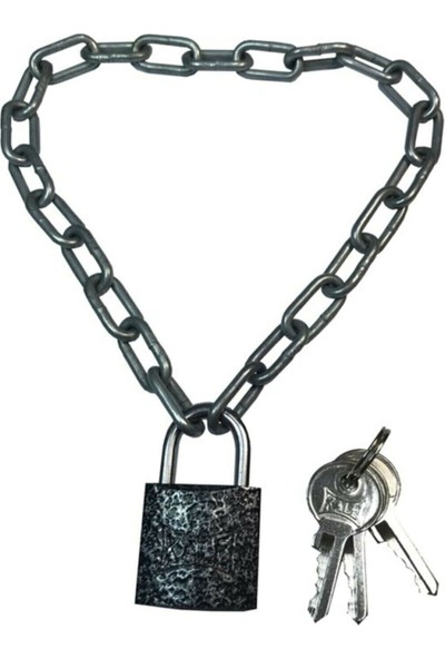 Kale Zincirli Kilit Yurt-Spor Dolap Kilidi Kilit Asma Kilit - 25 Lik