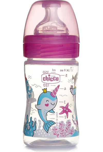 Chicco Yeni Wellbeing Biberon Pp Pembe 150 ml Yavaş Akış Chicco Yeni Wellbeing Biberon Pp Pembe 150 ml Yavaş Akış