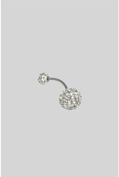 Medblack Jewelry 316L Cerrahi Çelik Gümüş Renk Şambala Göbek Piercing Medblack Jewelry 316L Cerrahi Çelik Gümüş Renk Şambala Göbek Piercing