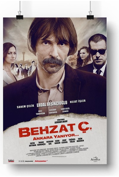 Behsat Ç Ankara Yanıyor Film Afişi 35X50 cm