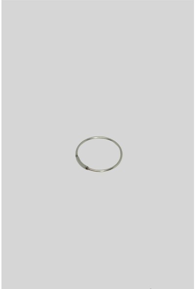 Medblack Jewelry 316L Cerrahi Çelik Gümüş Renk Boru Kilit Halka Helix, Tragus Piercing