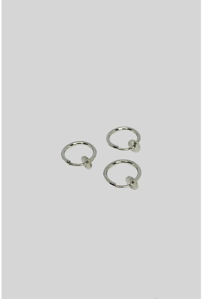 Medblack Jewelry 316L Cerrahi Çelik Gümüş Renk Fake Sıkıştırma 3lu Helix, Tragus Piercing Çelik 6mm Piercing Medblack Jewelry 316L Cerrahi Çelik Gümüş Renk Fake Sıkıştırma 3lu Helix, Tragus Piercing Çelik 6mm Piercing