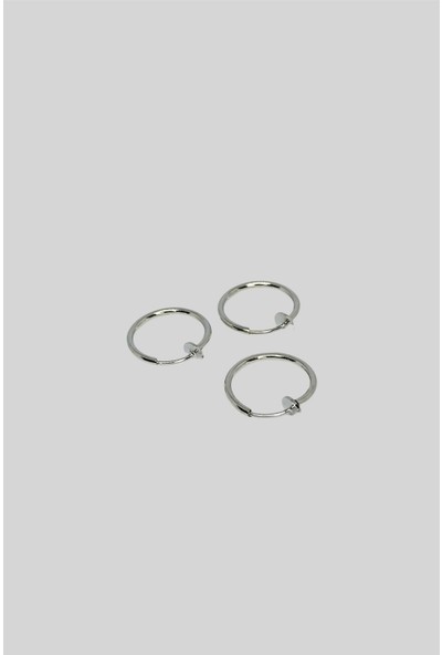 Medblack Jewelry 316L Cerrahi Çelik Gümüş Renk Fake Sıkıştırma 3lu Helix, Tragus Piercing Çelik 8mm Piercing Medblack Jewelry 316L Cerrahi Çelik Gümüş Renk Fake Sıkıştırma 3lu Helix, Tragus Piercing Çelik 8mm Piercing