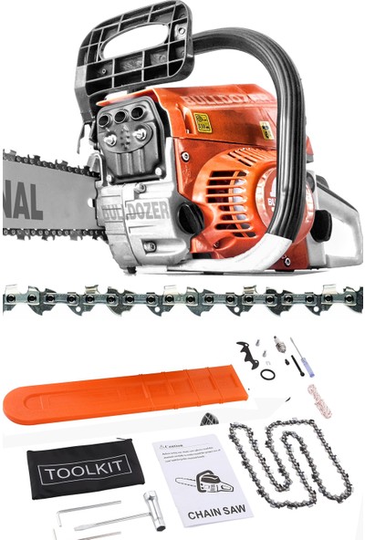 Bulldozer Tron-Tork Benzinli Motorlu Testere 4hp Motorlu Hızar X580 Bulldozer Tron-Tork Benzinli Motorlu Testere 4hp Motorlu Hızar X580