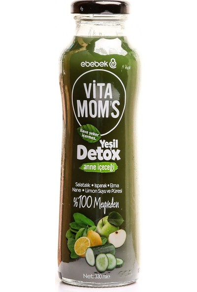 Vitamoms Anne Detoks Içeceği 330 ml Yeşil