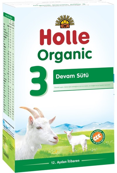 Holle Organik Keçi Sütü Devam Formülü 3 400 gr