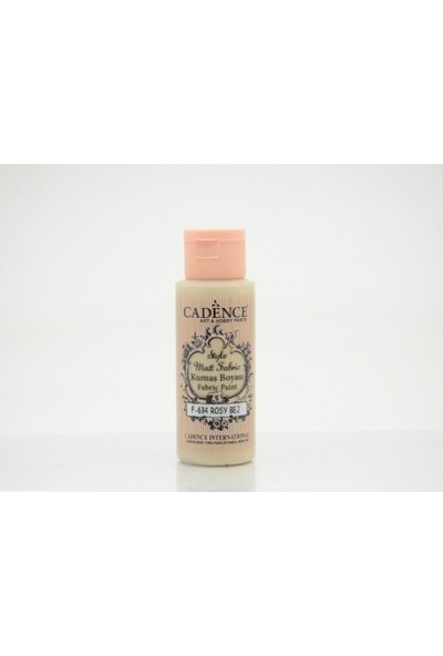 Cadence Style Matt Kumaş Boya F-634 Rosy Bej 59ML Cadence Style Matt Kumaş Boya F-634 Rosy Bej 59ML