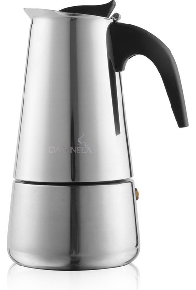 Daphnela Paslanmaz Çelik Ocak Üstü 6 Cup Fincan Moka Pot Espresso