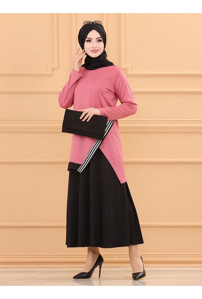 Tofisa Bluz&etek Ikili Takım - Gül - Tofisa