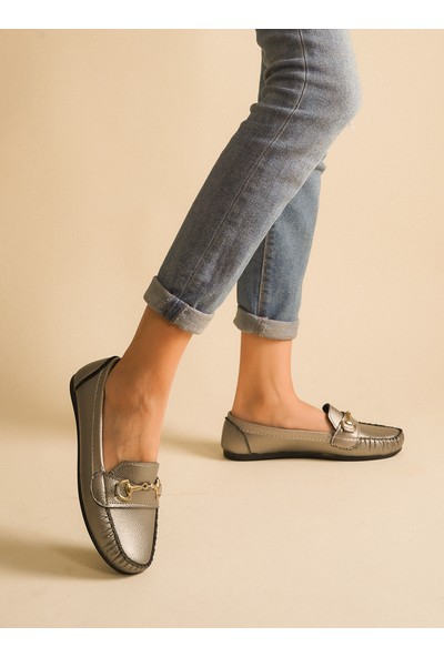 Ayakkabı Havuzu Günlük Ayakkabı - Platin - Ayakkabı Havuzu