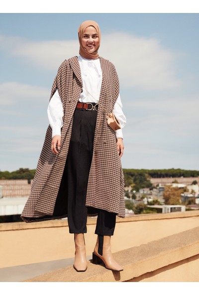 Refka Ekose Panço - Bordo Ekru - Refka Woman Refka Ekose Panço - Bordo Ekru - Refka Woman