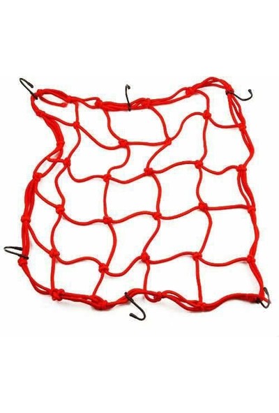 Motospartan MOTOSİKLET KASK FİLESİ 40CM X 40CM KIRMIZI [FOSFOR DETAYLI]