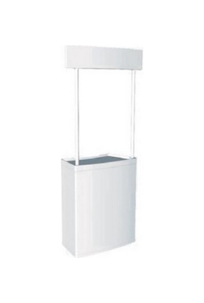 Karlobi Köşeli Plastik Tanıtım Standı Baskısız