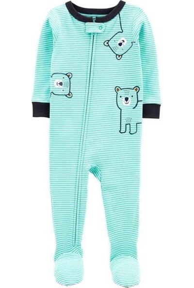 Carter's Erkek Bebek Pijama Tulum 1L808410 Karışık Renkli Carter's Erkek Bebek Pijama Tulum 1L808410 Karışık Renkli