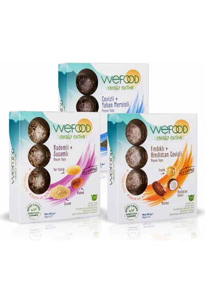 Wefood Meyve Topu Serisi 96 gr 3'lü