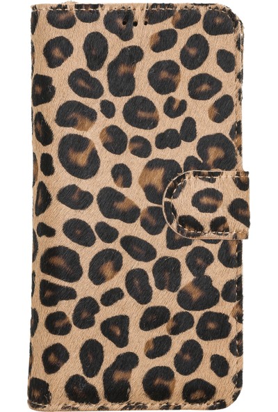 Venito Apple iPhone 12 Pro Florence Tüylü Leopar Deri Cüzdan Telefon Kılıfı Venito Apple iPhone 12 Pro Florence Tüylü Leopar Deri Cüzdan Telefon Kılıfı