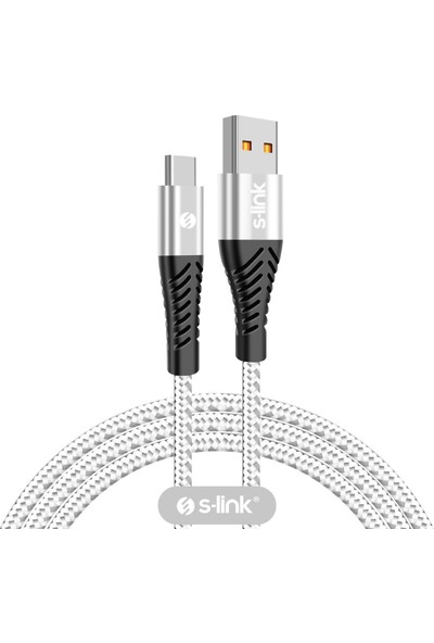 S-Link SL-STM55 Data ve Şarj Kablo Type-C 3A 1 M Hızlı Şarj