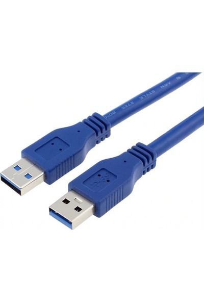 Alfais 4917 USB 3.0 Erkek Erkek Ara Bağlantı Kablosu Uzatma Ekleme 50 cm Alfais 4917 USB 3.0 Erkek Erkek Ara Bağlantı Kablosu Uzatma Ekleme 50 cm