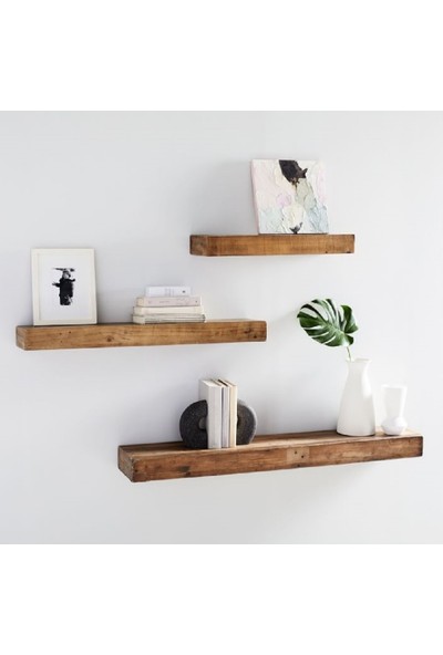 Hüma Tekli Masif Ahşap Gizli Vidalı Uçan Raf 40 cm Hüma Tekli Masif Ahşap Gizli Vidalı Uçan Raf 40 cm