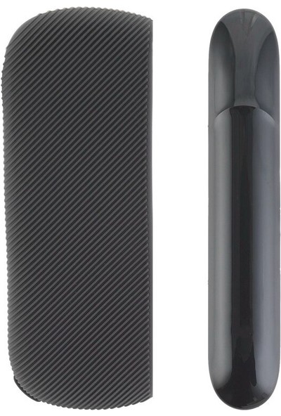 Zigver Iqos Kılıf Kauçuk 3.0 ve Yan Kapak Seti Black Zigver Iqos Kılıf Kauçuk 3.0 ve Yan Kapak Seti Black
