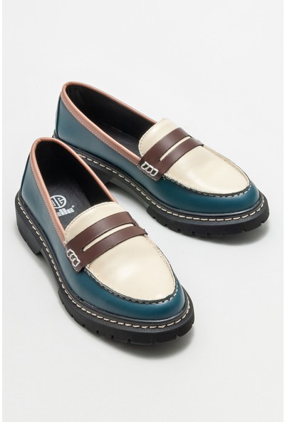Elle Shoes Bej Kadın Loafer